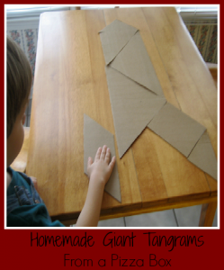 {Homemade Giant Tangrams} Exploring Tangrams - JDaniel4s Mom
