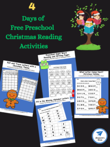 4 Days of Free Preschool Christmas Reading Activities - JDaniel4s Mom