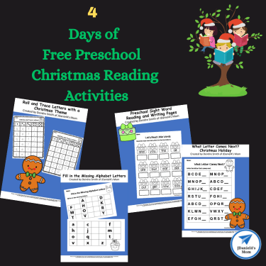 4 Days of Free Preschool Christmas Reading Activities - JDaniel4s Mom