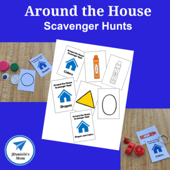 Printable Around the House Scavenger Hunts - JDaniel4s Mom