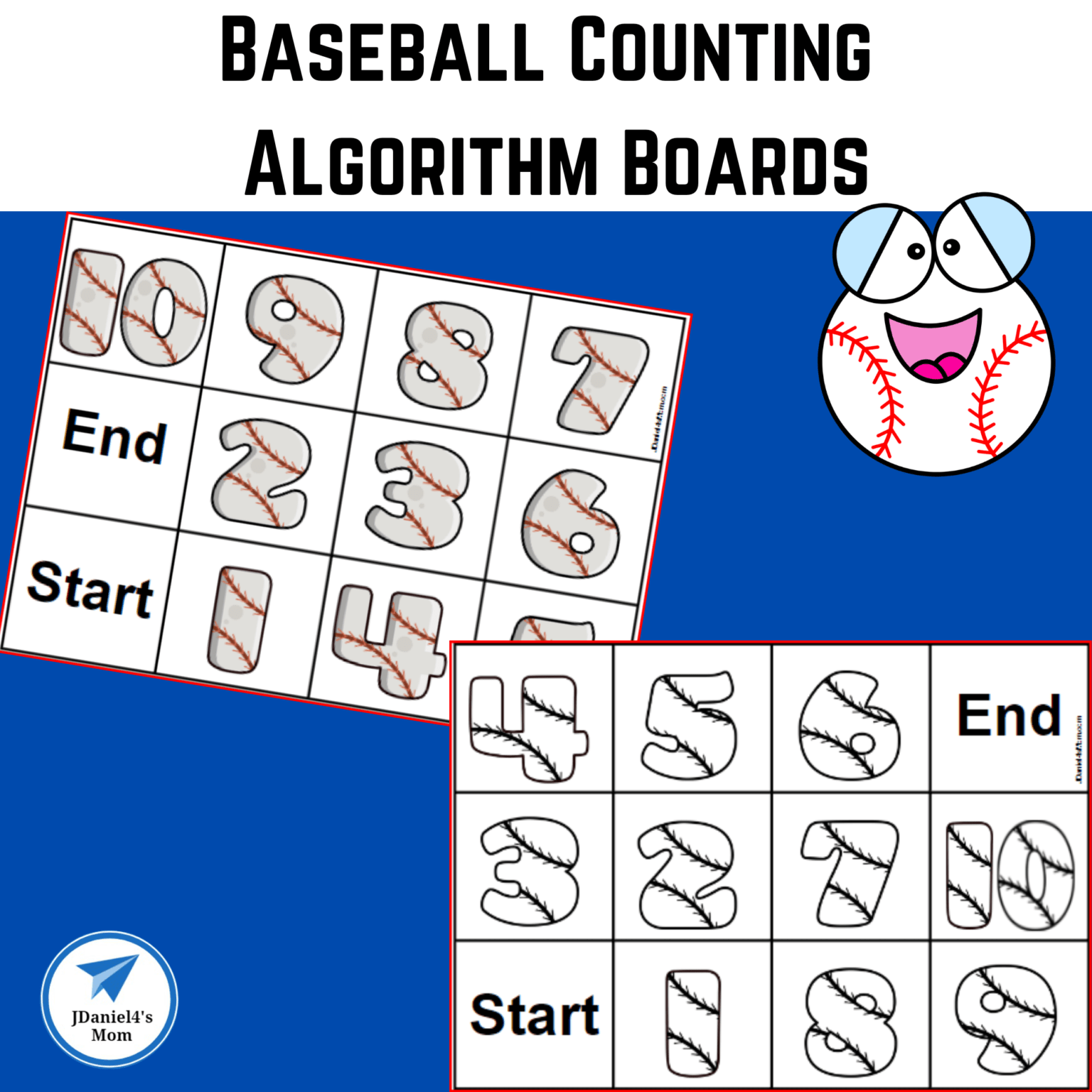Baseball Counting Algorithm Game Boards - JDaniel4s Mom