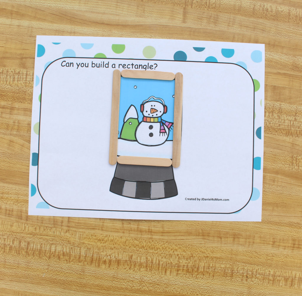 STEM Geometry Shapes Exploration- Building Snow Globes - JDaniel4s Mom
