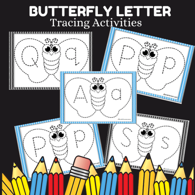 Butterfly Letter Tracing Activities - JDaniel4s Mom