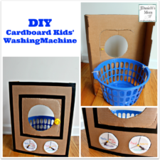 DIY Cardboard Kids' Washing Machine