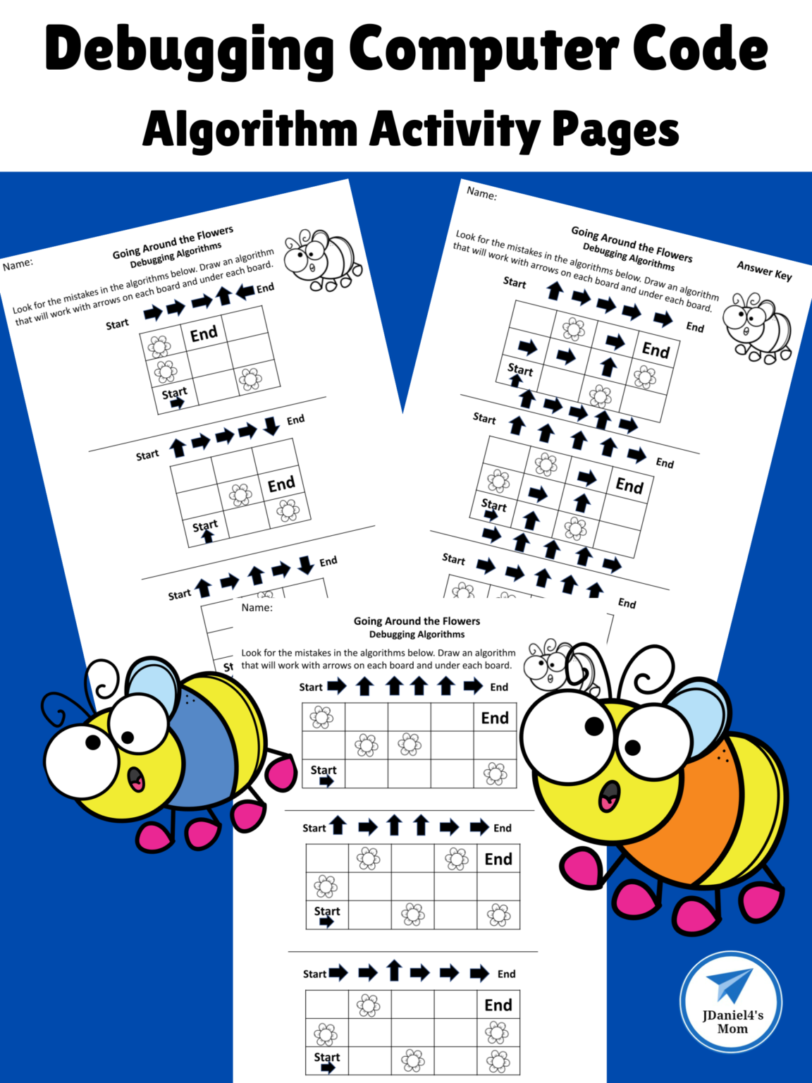 Debugging Computer Code Algorithm Activity Pages Jdaniel4s Mom