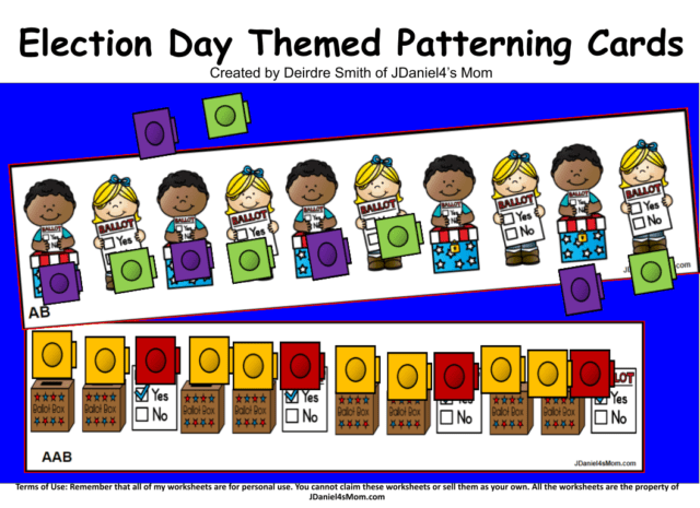 Election Day Activities and Worksheets - JDaniel4s Mom