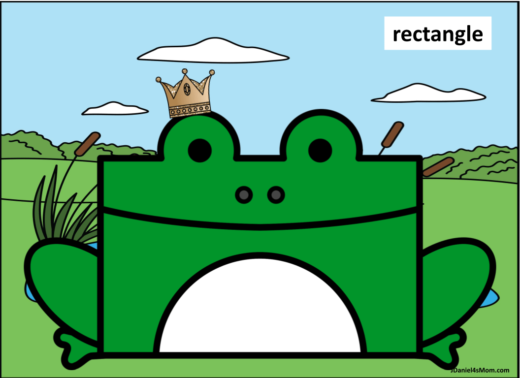Frog Prince Shape Building Activity - JDaniel4s Mom