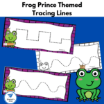 Frog Prince Themed Tracing Lines - JDaniel4s Mom