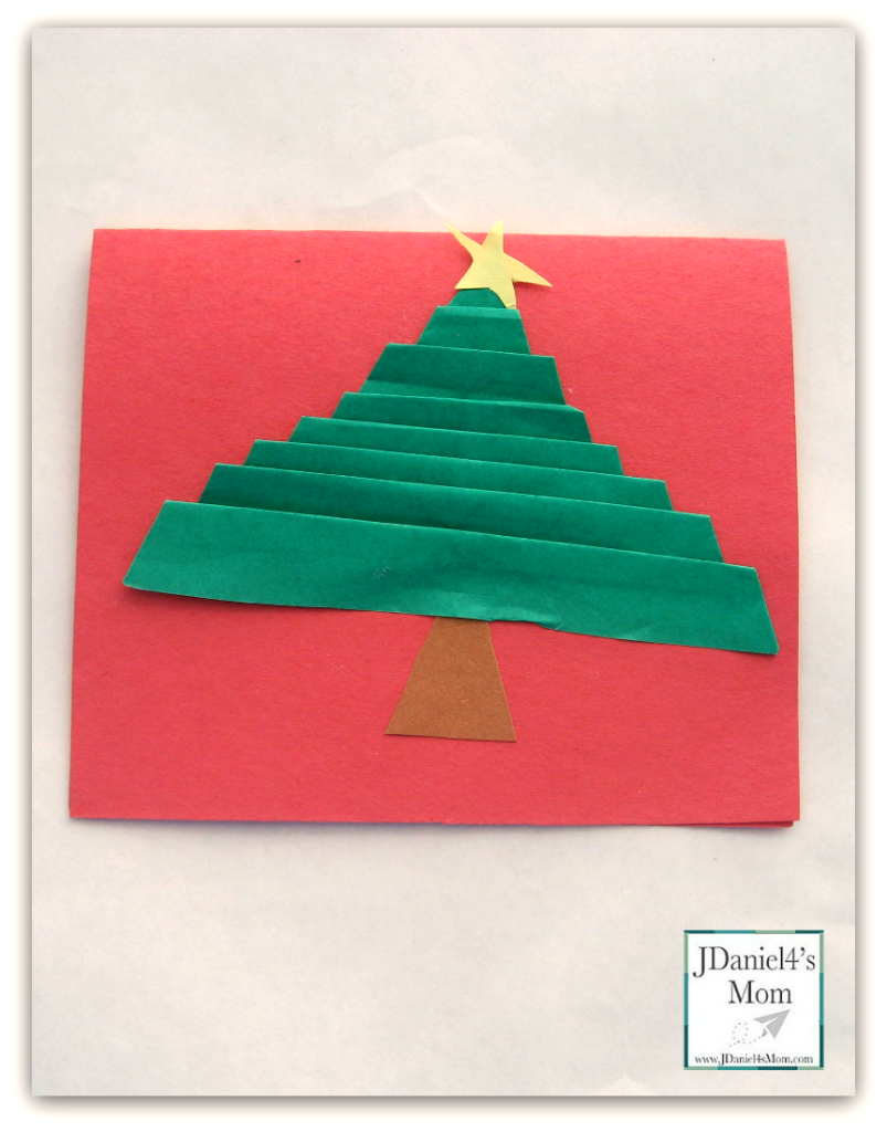 Handmade Christmas Cards- Folded Trees - JDaniel4s Mom