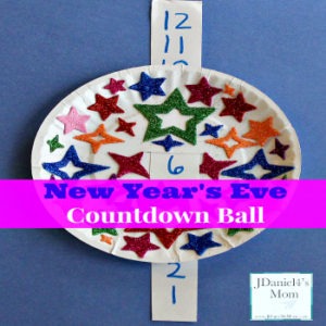 New Year's Eve Countdown Clock Craft and Printables