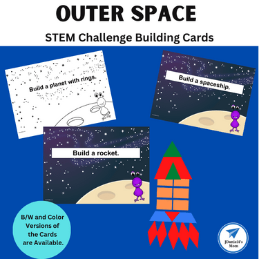 Outer Space STEM Challenge Cards - JDaniel4s Mom
