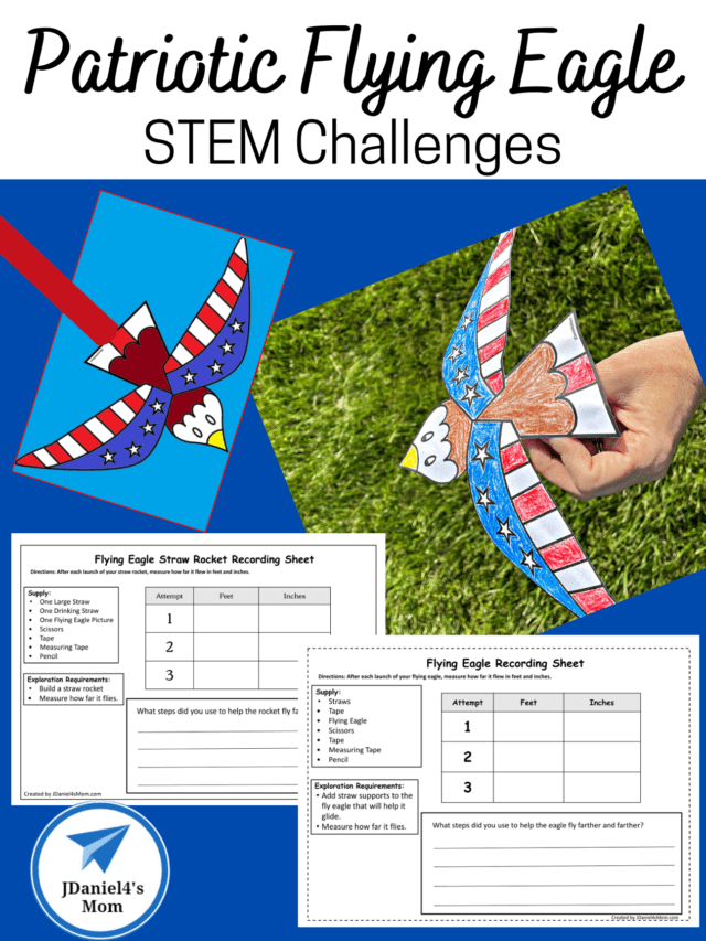 Patriotic Flying Eagle STEM Challenges - JDaniel4s Mom