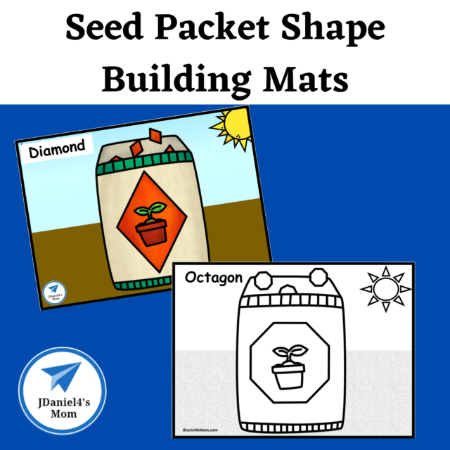 Seed Packet Shape Building Mats - JDaniel4s Mom