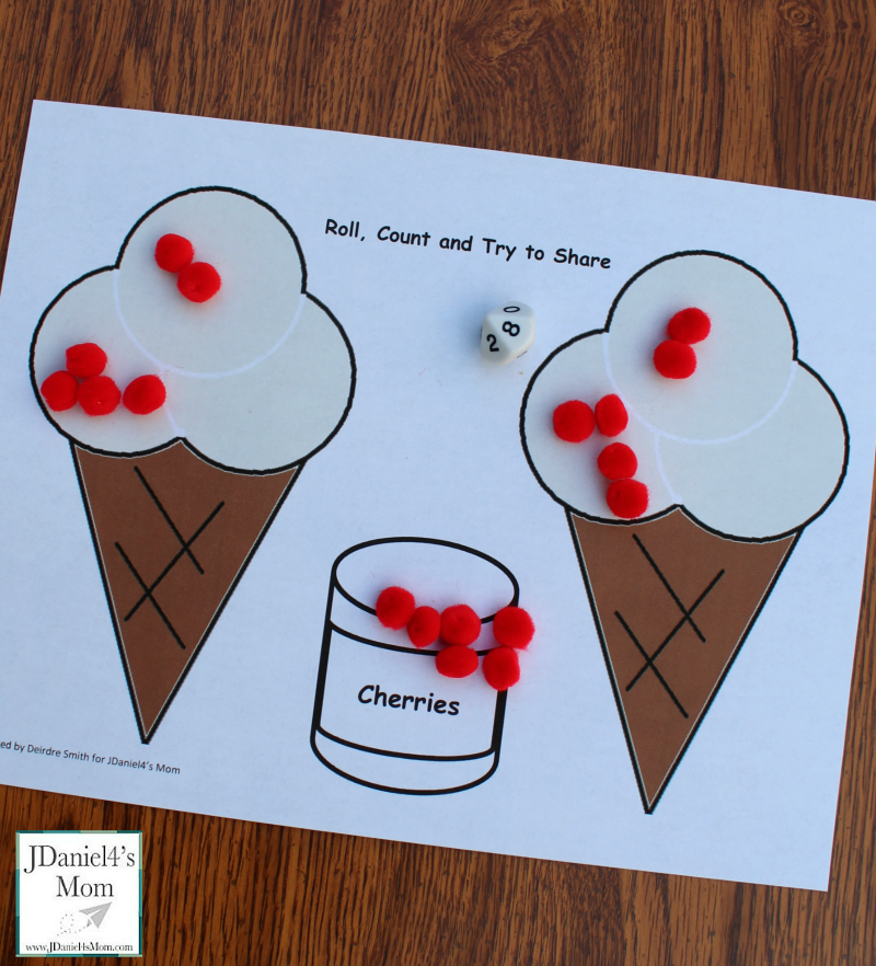 Simple Division Math Activity For Early Learners