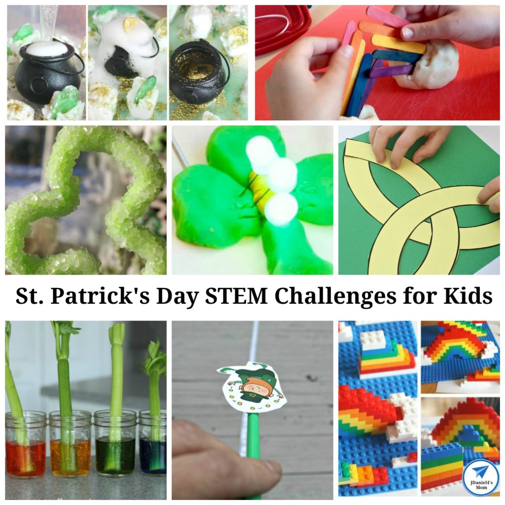 St Patrick's Day STEM Challenges for Kids - JDaniel4s Mom