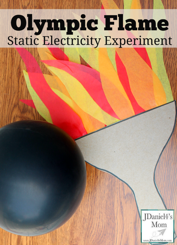 Static Electricity Olympic Flame Experiment