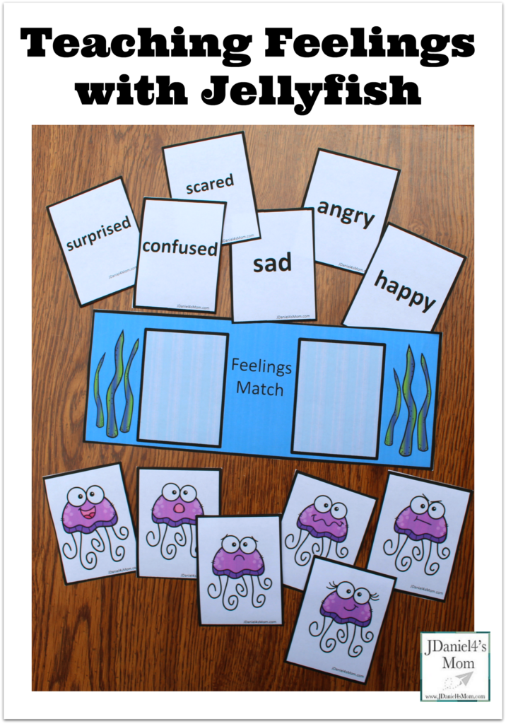 Teaching Feelings with Jellyfish Activity Printables