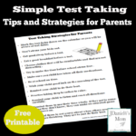 Test Taking Tips and Strategies for Parents