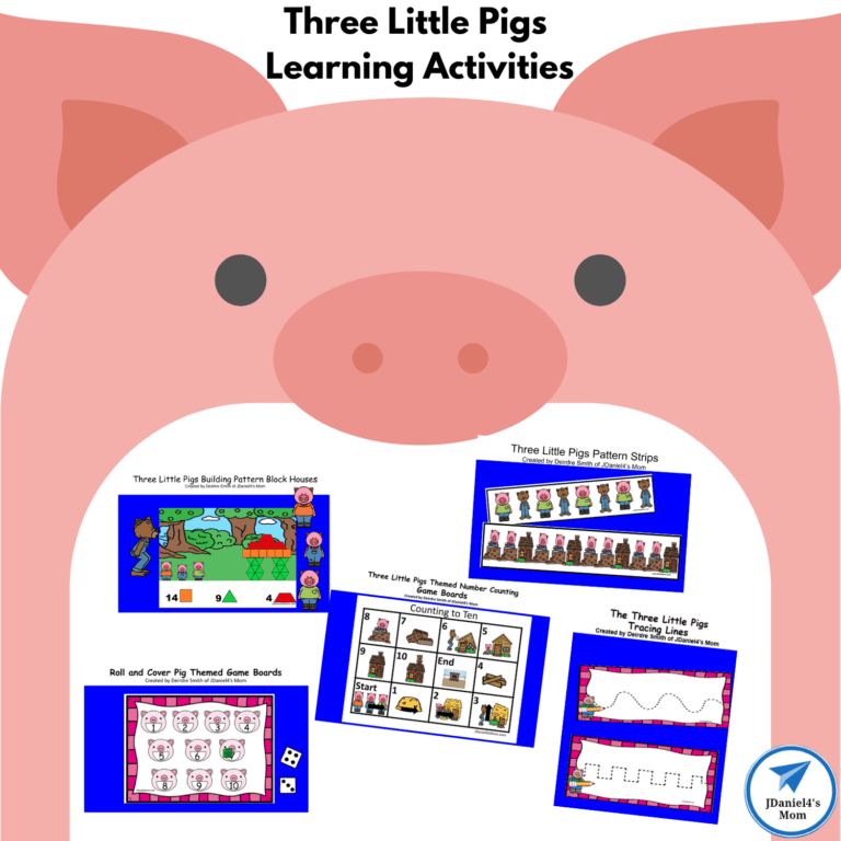 Three Little Pigs Learning Activities - JDaniel4s Mom