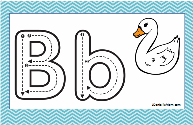 Ugly Duckling Alphabet Letter Tracing Cards - JDaniel4s Mom