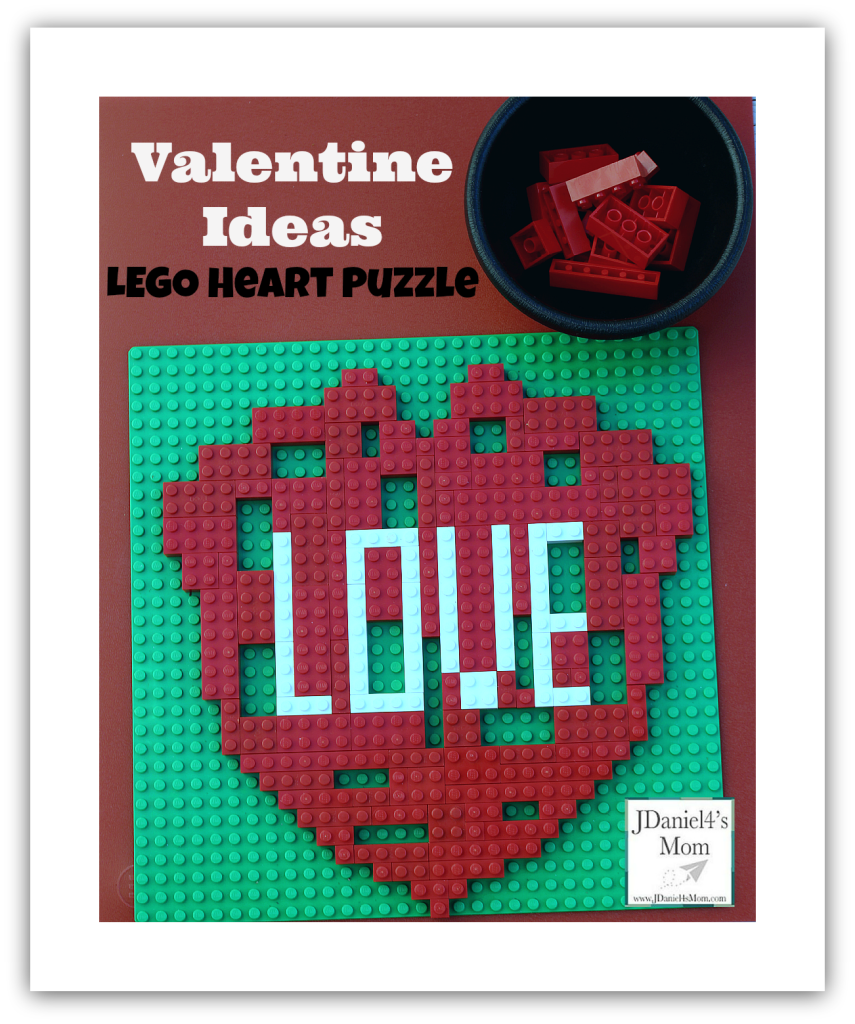Valentine Ideas- LEGO Heart Puzzle