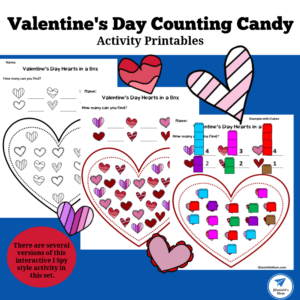 Valentine's Day Counting Candy Activity Printables - JDaniel4s Mom