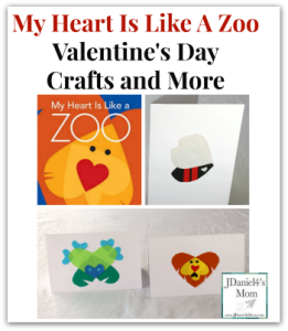 Valentine's Day Crafts- My Heart Is Like A Zoo