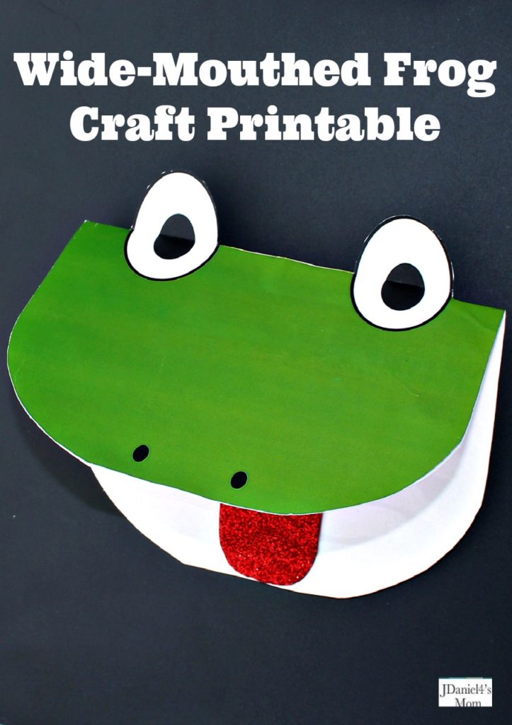 Wide-Mouthed Frog Craft Printables