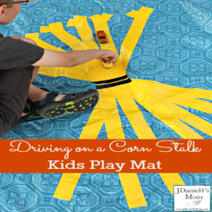 Kids Play Mat- Driving on a Corn Stalk