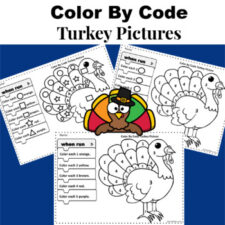 Thanksgiving Table Coloring Page for Kids - JDaniel4s Mom