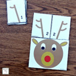 Reindeer Antlers Number Recognition Match